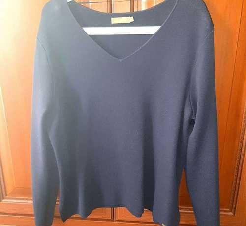 Пуловер женский темно синий 52 размера