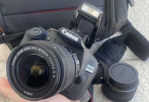 Зеркальный Фотоаппарат Canon EOS 2000d