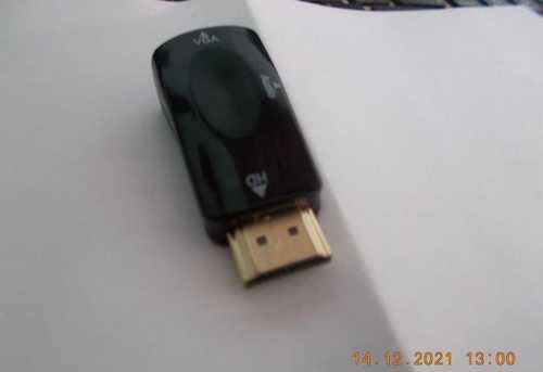 Адаптер hdmi vga