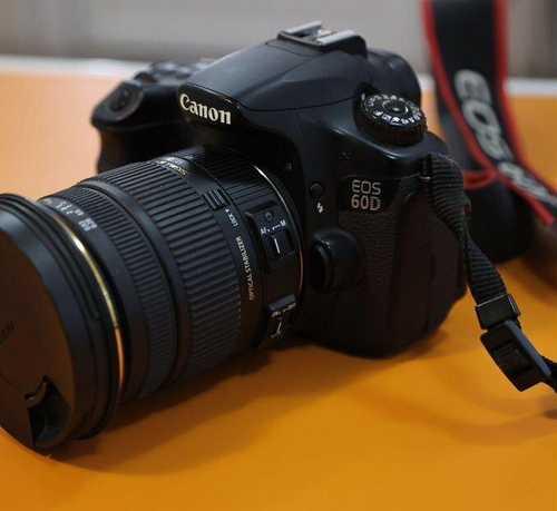 Фотоаппарат Canon 60D объектив Sigma AF17-50 f/2.8