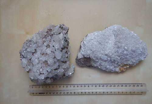 Кальцит друза кристаллов минерал
