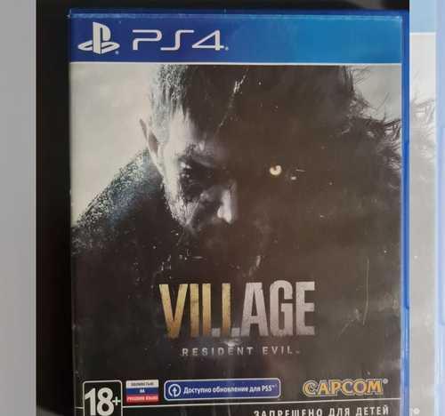 Resident evil village ps4 диск