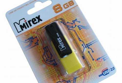 USB флешка Флешка 8 гб Mirex City Yellow