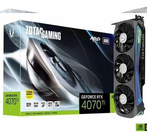 Zotac Видеокарта GeForce RTX 4070 Ti AMP airo 12 г