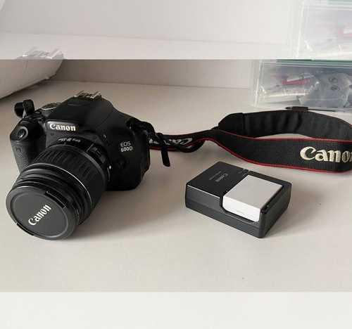 Зеркальный фотоаппарат canon eos 600d kit 18 55