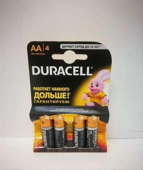 D2A-4B Батарейки Duracell пальчиковые алкалиновые