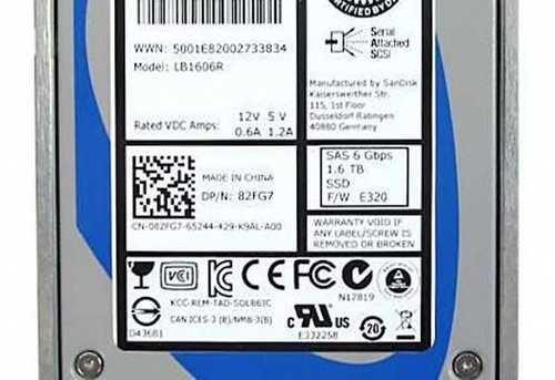 Жесткий диск Dell 6JC-016T-21 1.6Tb SAS 2.5" SSD