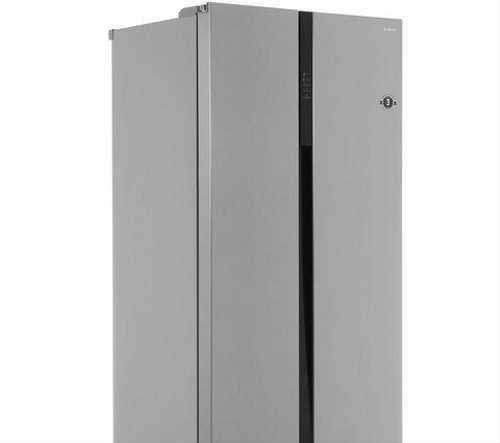 Холодильник Side by Side dexp sbs510m серебристый