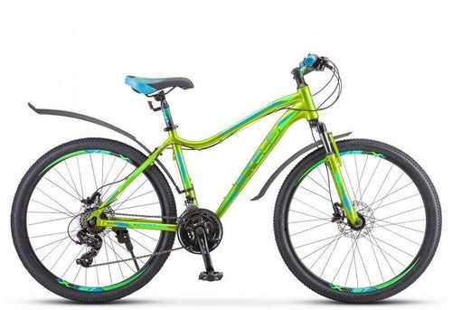 Велосипед 26" stels Miss-6000 D Жёлтый/зелёный