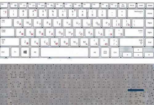 Клавиатура для Samsung 470R4E BA59-03680A белая