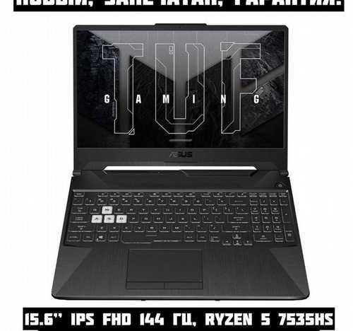 Ноутбук asus R5-7535HS/RTX3050/16/512