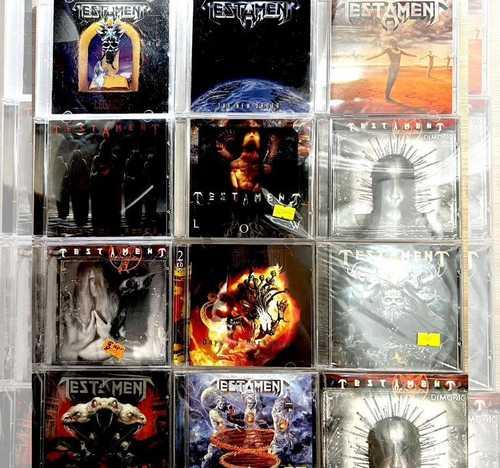 Музыкальные cd диски Testament (thrash metal)