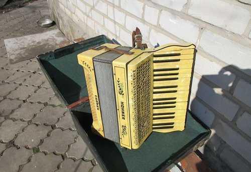 Раритетный аккордеон hohner carmen 40-х годов