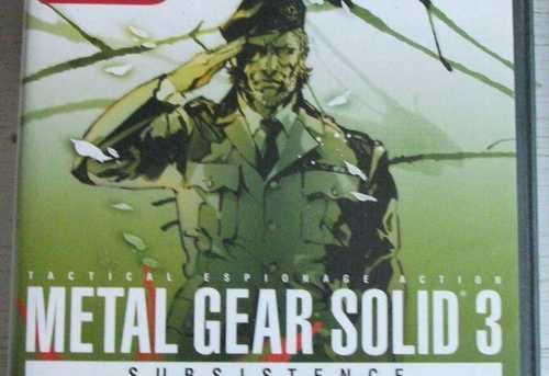 Metal Gear Solid 3: Subsistence для PS2