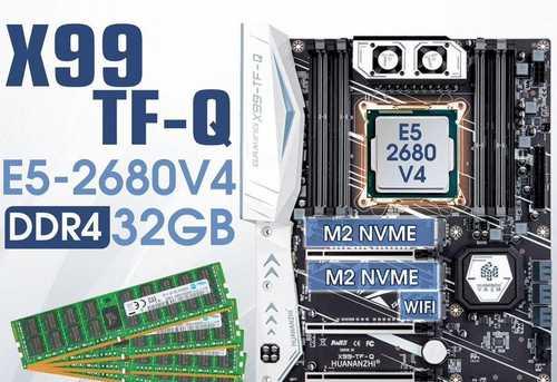 Комплект x99 TF Q + 2680v4 + 32гб DDR4