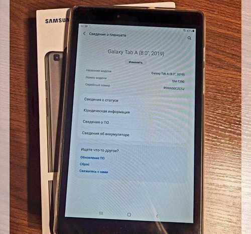 Планшет samsung galaxy tab a 2019