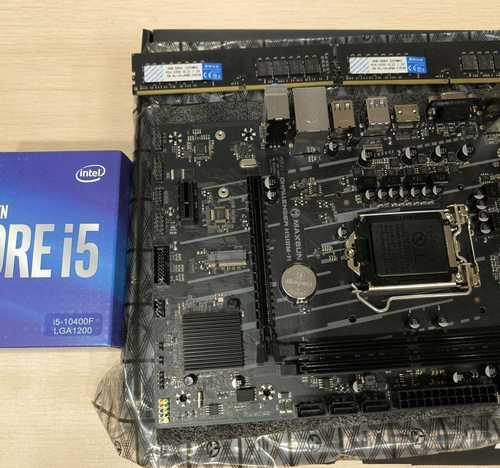 I5 10400F + Мат плата H510M M-ATX+16 gb ddr4+Кулер