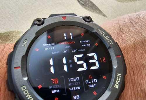 Смарт часы xiaomi amazfit t rex pro