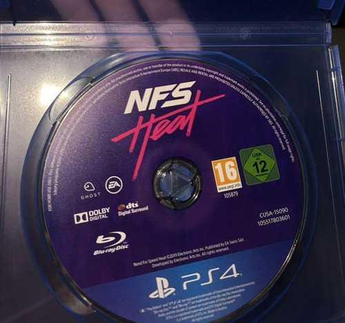 Need for speed heat ps4 диск