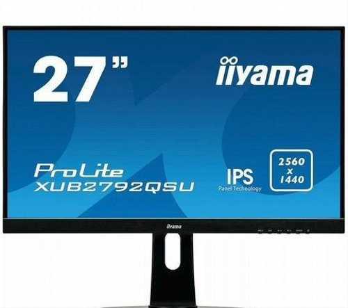 Iiyama 27" XUB2792QSN-B1 IPS 2560х1440 350cd 178/1