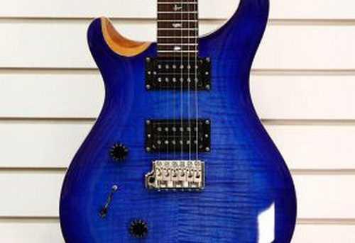 PRS SE Custom 24 Left-Handed 2022 — выцветшая синя