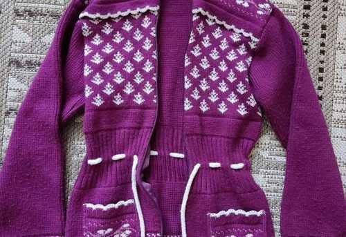 Кардиган кофта пуловер 134 р-р