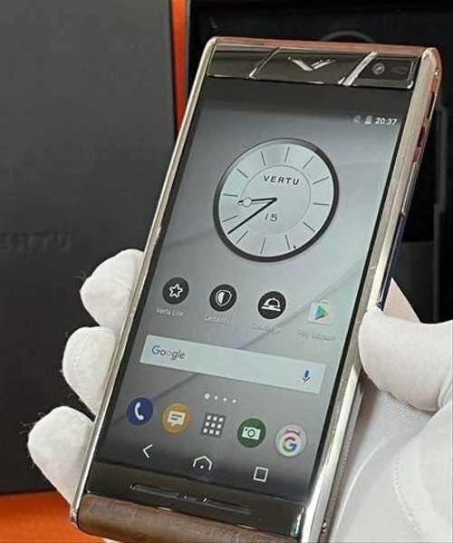 Vertu Aster Ostrich Cognac. Оригинал