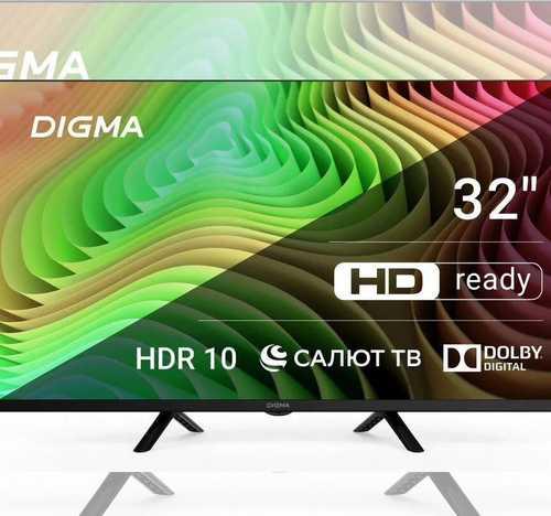 32" Телевизор Digma DM-LED32SBB34