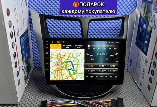 Магнитола Андроид 9 дюймов для Hyundai Solaris 1