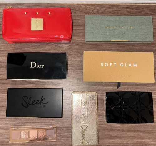 Палетки Dior, Denona, YSL, ABH