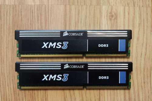 Оперативная память DDR3 Corsair XMS3 1600 (8+8)