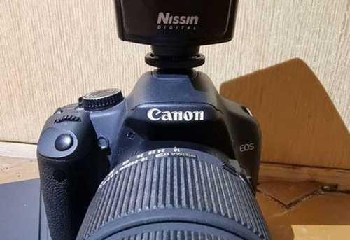 Canon EOS 450D + Sigma 18-250mm + Вспышка