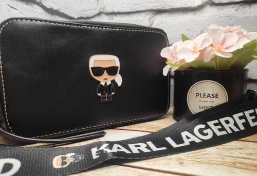 Сумка Женская Karl Lagerfeld чёрная СПБ