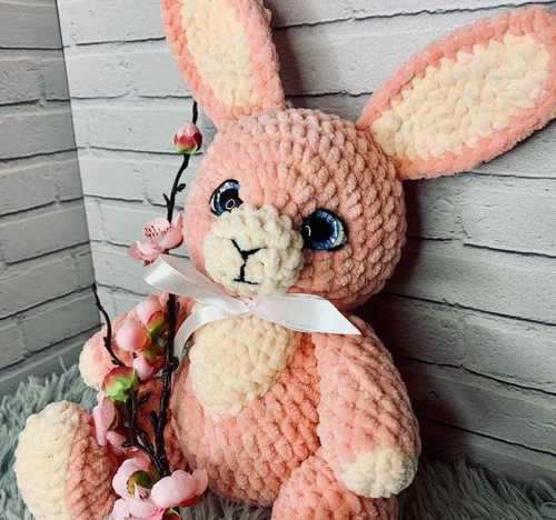 Кролик/заяц ручной работы, игрушка крючком