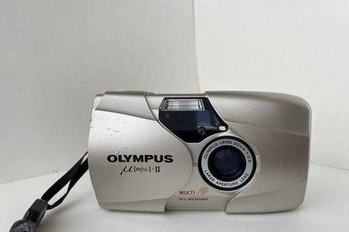 Плёночный фотоаппарат olympus mju ii
