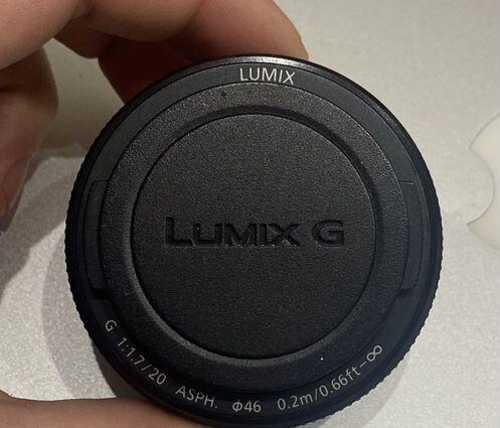 Объектив Panasonic 20mm f/1.7 asph lumix G II