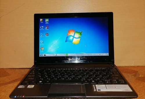 Нетбук Packard Bell/10"/4ядра/2Гб/SSD-64/6час акб