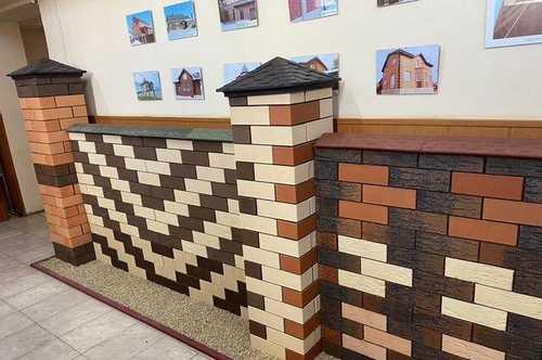 Кирпич облицовочный керамический полуторный