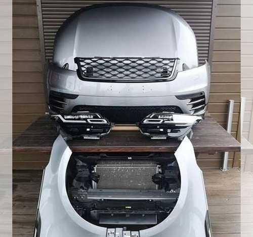 Передняя часть range velar R-dynamic 2.0 D