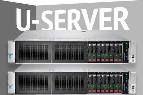Сервер HP DL380 Gen9 8SFF 2x2650v3 64Gb P440ar 2x5