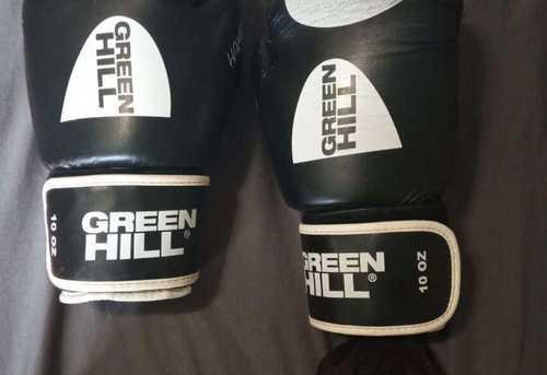 Боксерские перчатки 12 oz green hill