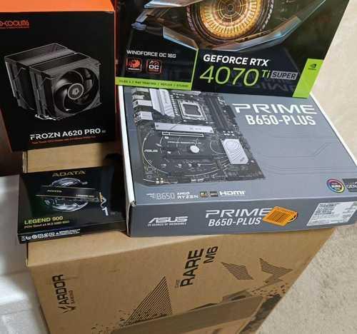 Игровой пк ryzen 7 7700 64gb ddr5 1tb 4070Ti Super