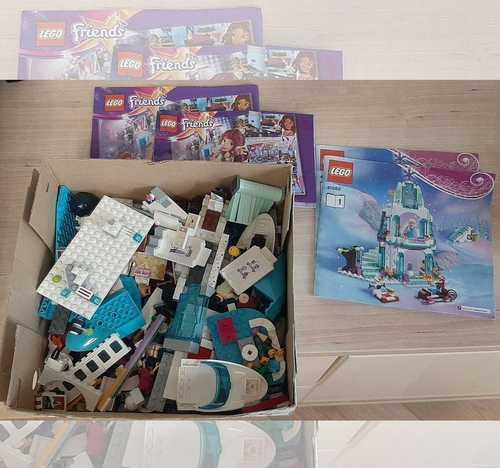 Lego friends Самолёт,Холодное сердце,Фургон