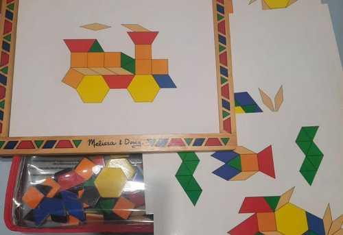 Набор блоков с магнитным узором Melissa & Doug