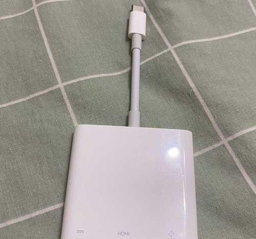 Адаптер Apple USB-C Digital AV Multiport(A1621)