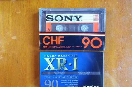 Аудиокассеты запечатанные Sony, Konica