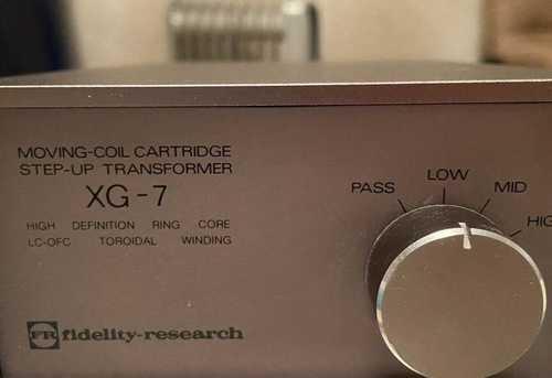 Fidelity-research XG-7 трансформатор