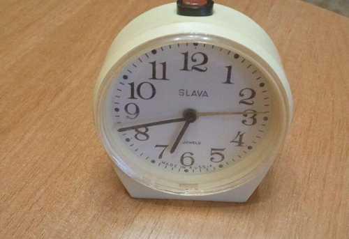 Часы будильник Слава мини