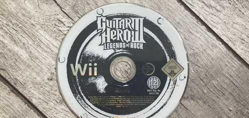 Guitar Hero III Legends of Rock Wii диск лицензия