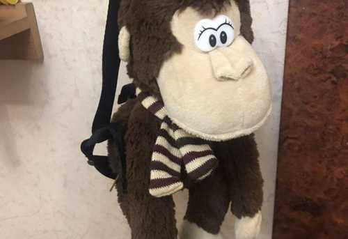 Детский рюкзак игрушка обезьяна